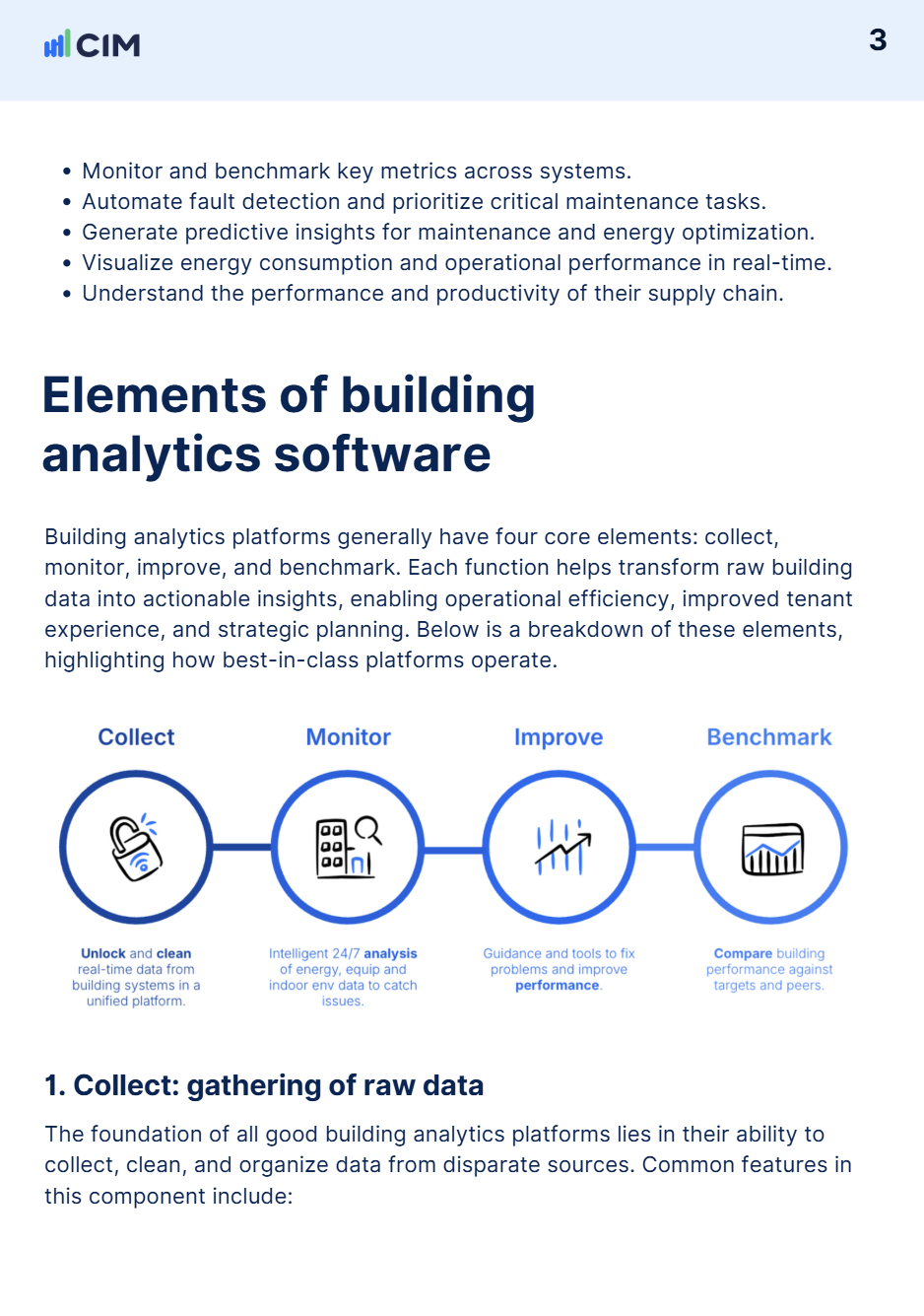 CIM | Guide to building analytics